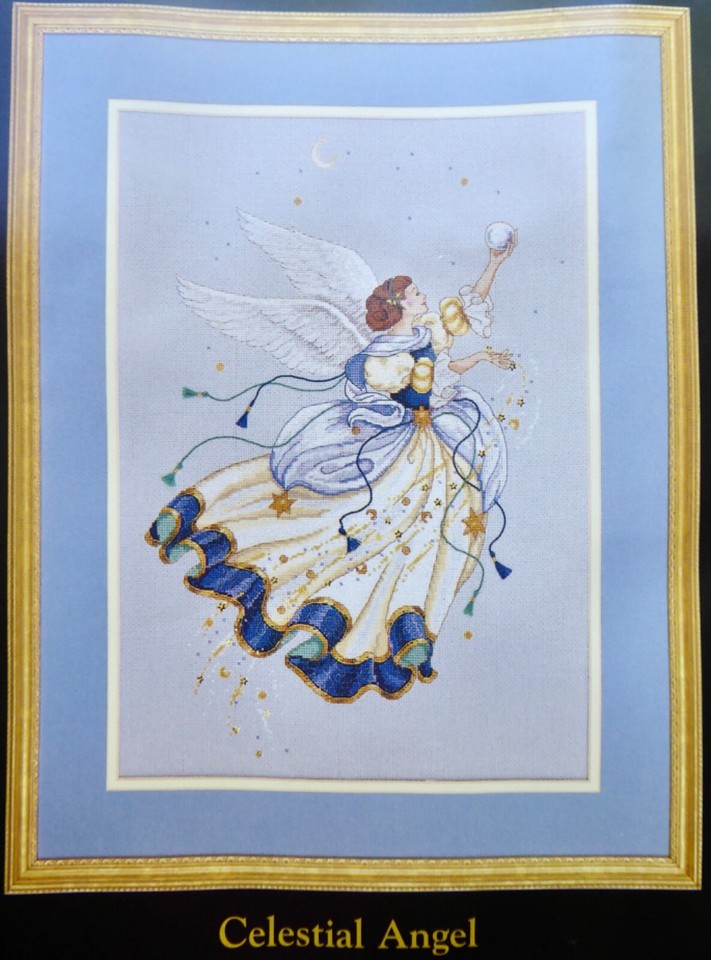 Dimensions Gold Collection #3755 CELESTIAL ANGEL Counted Cross Stitch Kit 1993 | eBay