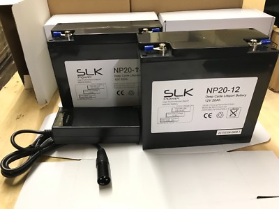 2 x 12v 20AH KYMCO MINI LS FORU LITHIUM MOBILITY SCOOTER BATTERIES ...