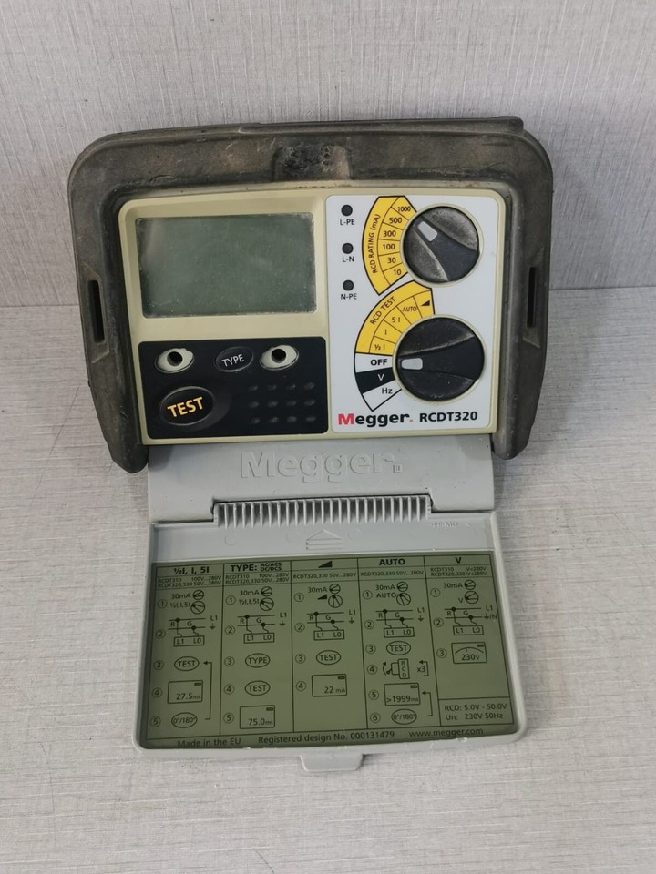 Megger RCDT320 RCD Tester - Without Any Accessories Included | eBay