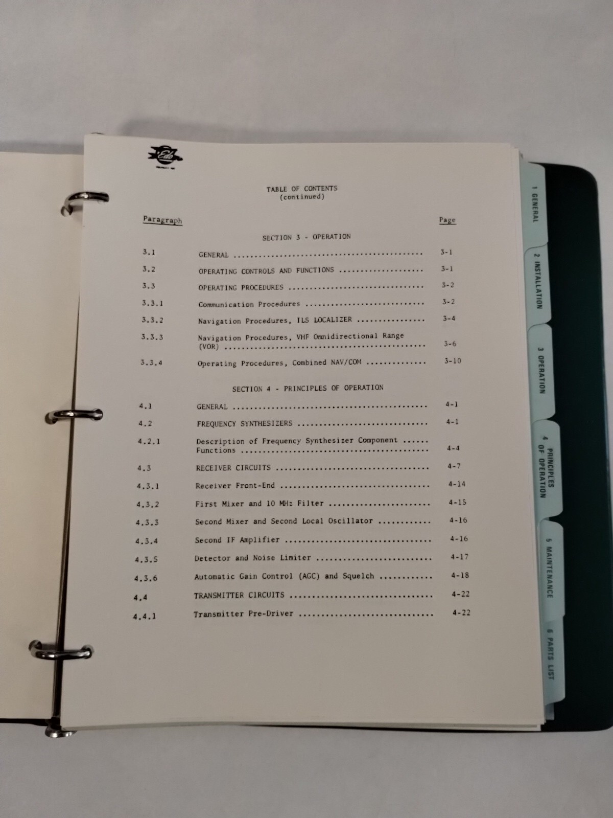 Edo-Aire RT-563, RT-563A NAV/COM System Technical Manual-Original | eBay