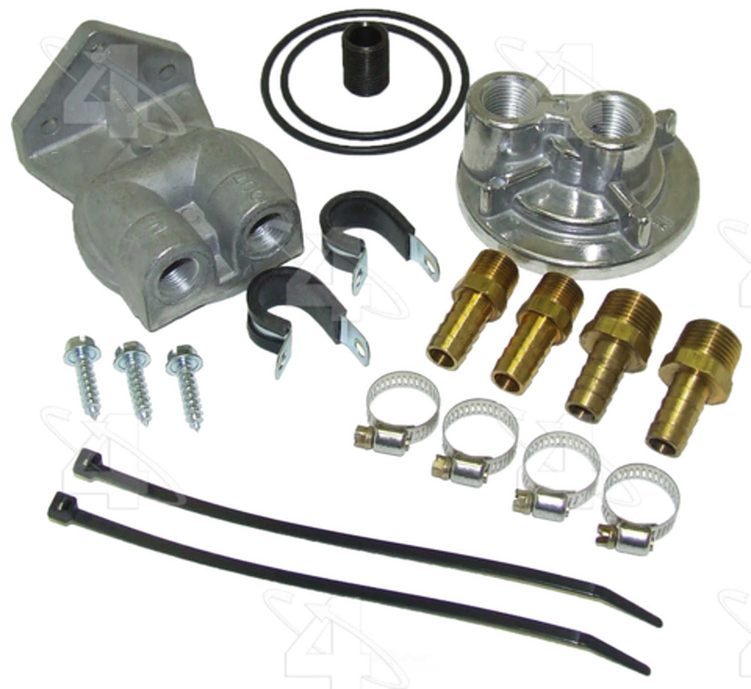 Engine Oil Filter Remote Mounting Kit-Filter Mount Kit Hayden 214 | eBay