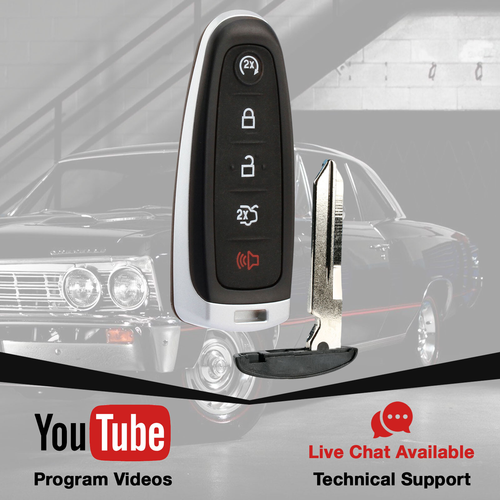 2 For 11 2012 2013 2014 2015 2016 2017 Ford Explorer Smart Prox Remote ...