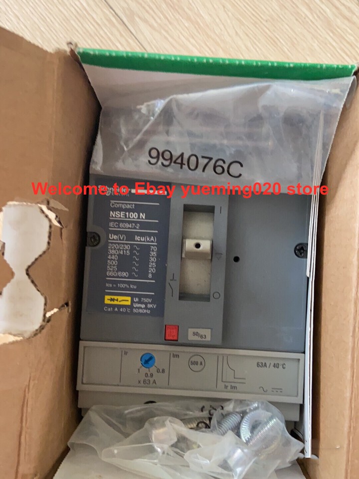 Ship NSE100N3063 Circuit breaker NSE100N 63A 3P3T | eBay