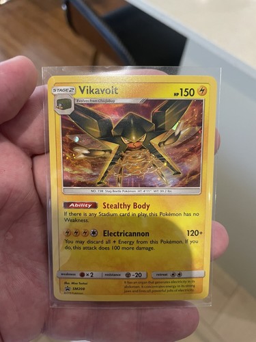 Vikavolt SM208 Pokemon 2019 Holo Black Star Promo Card Pokémon TCG Sun ...
