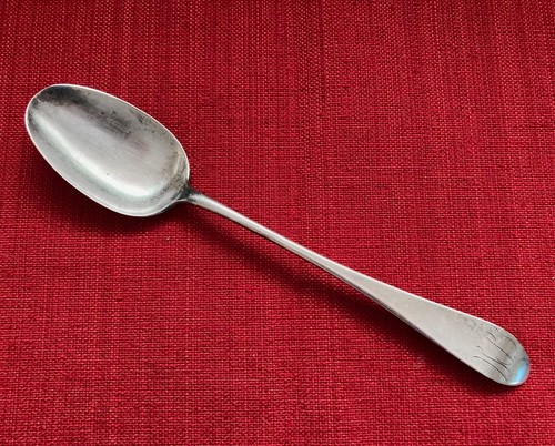RARE - STANDISH BARRY N.92 Federalist 9" Coin Silver Spoon c. 1784-1810 ...