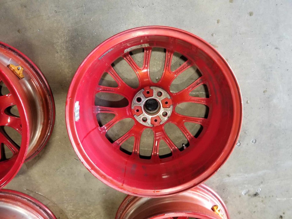 Mini Cooper JCW Wheels Red R112 Challenge Cross Spoke 17x7 02-15 #57 | eBay