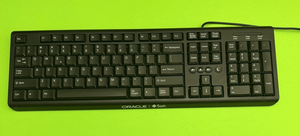 Oracle / Sun 7055209 USB Keyboard, Black. Tested | eBay