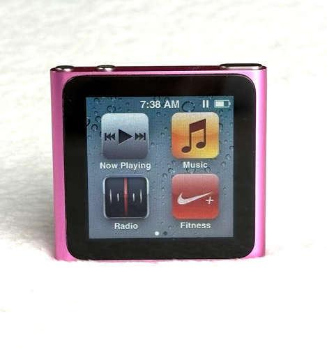 Apple iPod Nano A1366 Model MC692LL 8GB 6th Gen Pink (w/ Songs ...