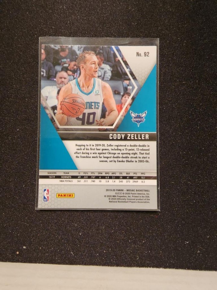 CODY ZELLER CARD #92 BUY ANY 2 ITEMS FOR 50% OFF B221R1S3P96 | eBay