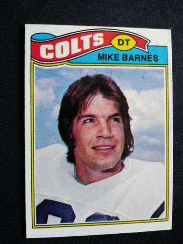 1977 Topps Football Card # 503 Mike Barnes - Baltimore Colts | eBay