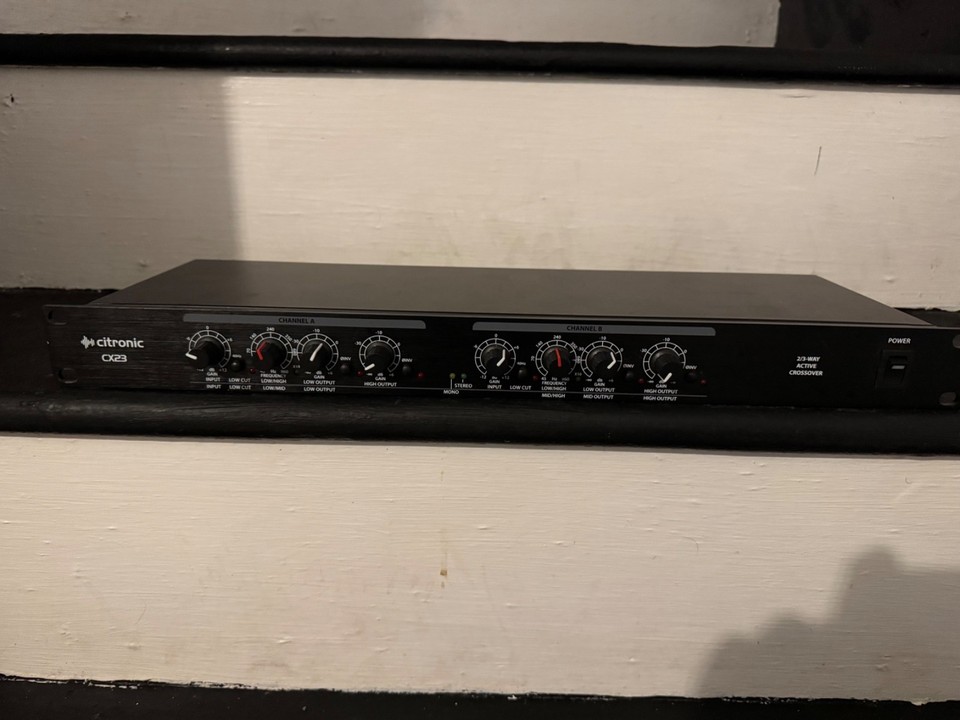 Citronic CX23 3 Way Mono Band Active Crossover 5015972100424 | eBay UK