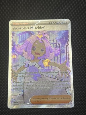 Acerola's Mischief 165/132 Pokemon Mega Evolution Full Art NM | eBay