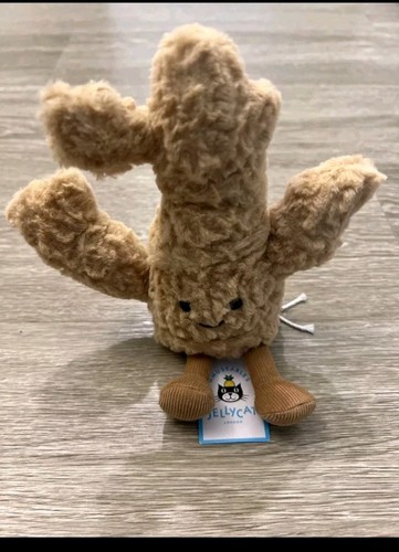 Jellycat AMUSEABLE GINGER Soft Plush Toy CUTE Stuffed Spicy Fun Food ...