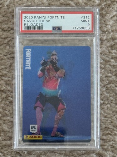 2020 Panini Fortnite Reloaded Movin' 3D Lenticular Savor The W #312 POP ...