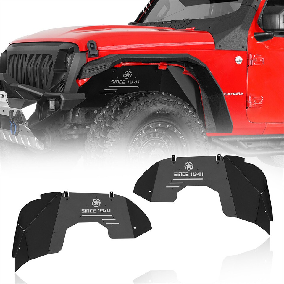 Front or Rear Inner Fender Liner Guard Fit 18-25 Jeep Wrangler JL ...