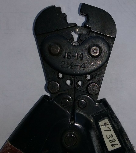 AMP 47386 Hand Crimping Tool for 16-14 PIDG | eBay