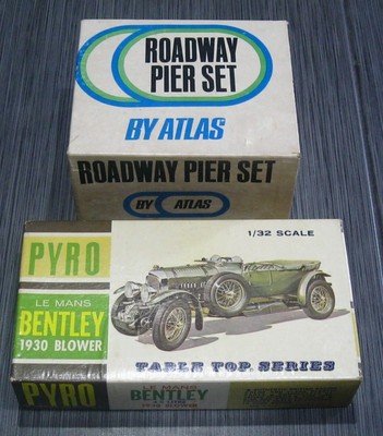 PYRO 1/32 Le Mans Bentley Model Kit & ATLAS Pier Set SLOT CAR LOT | eBay