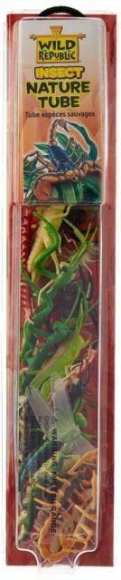 Wild Republic Insect Nature Tube W Playmat #12886 24 Pcs 4 Plastic ...