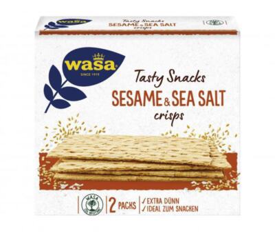 Wasa Crispbread Tasty Snacks Sesame & Sea Salt | 6,7 Ounce Total /190 ...