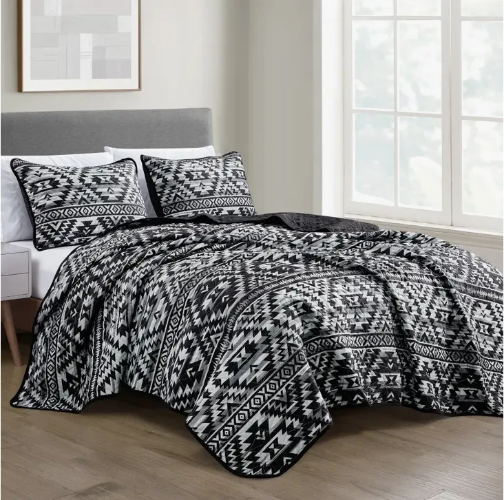 Black And White Aztec Comforter