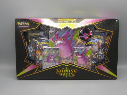 Pokemon Card TCG Shining Fates Premium Collection Shiny Crobat NIB VMAX ...