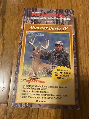 Realtree -Monster Bucks IV VHS - 1996 | eBay