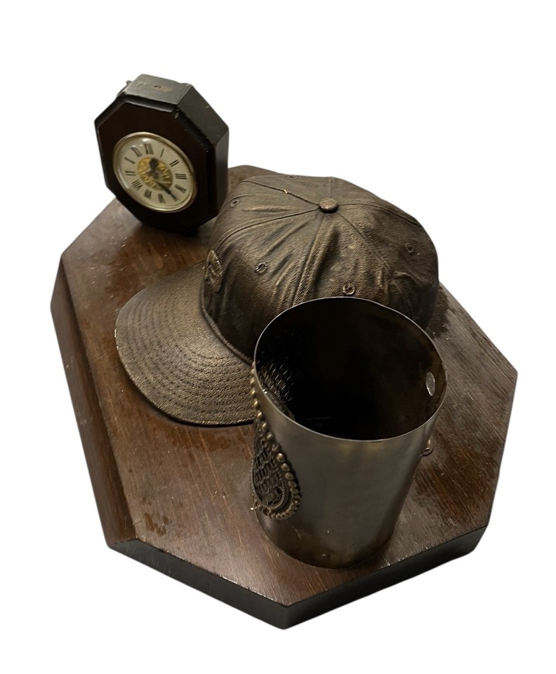 Vintage 1977 Philadelphia Phillies Old Timers Game Bronzed Cap Lamp ...