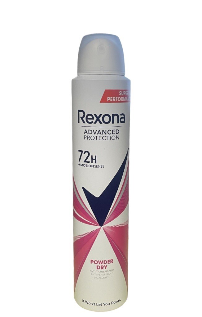 Rexona Advanced Protection Powder Dry 72H Deodorant Spray 6.7 oz. (Pack ...