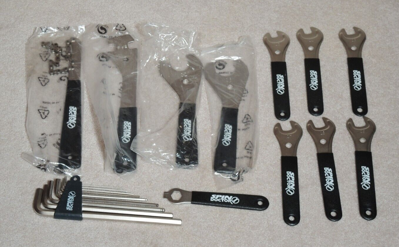 Spin Doctor Tools Set Bike Mountain Bike Wrench Kit Chain Whip Breaker ...
