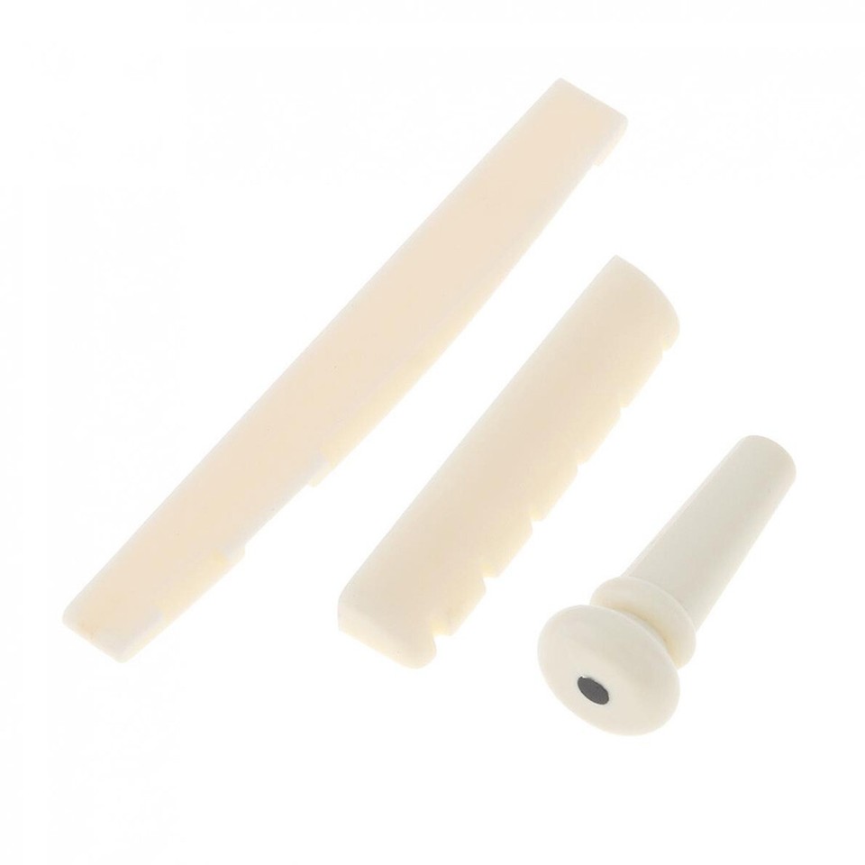 6 String Rosewood Saddle Guitar Bridge Kit For Martin Style Acoustic ...