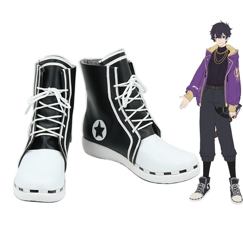Vtuber Shoto Shoes Cosplay Men Boots Black Shxtou Shoes | eBay