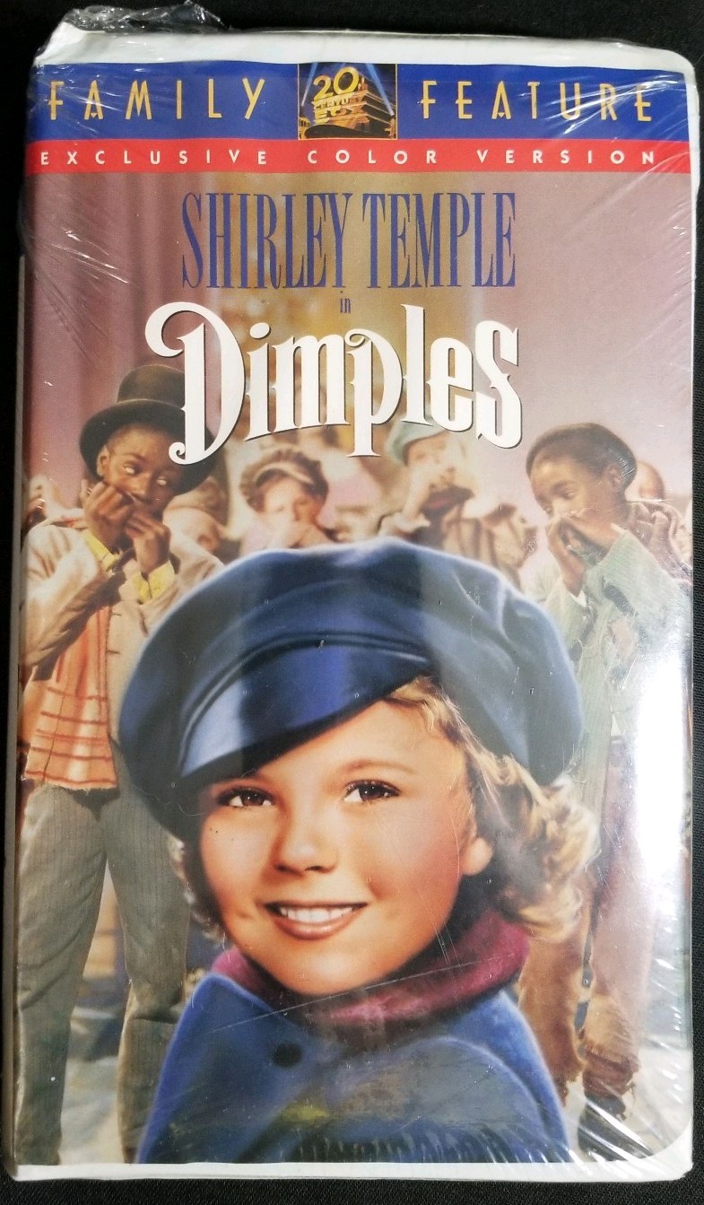 Shirley Temple in Dimples MOVIE NEW (VHS, Colorized Clamshell) New in ...