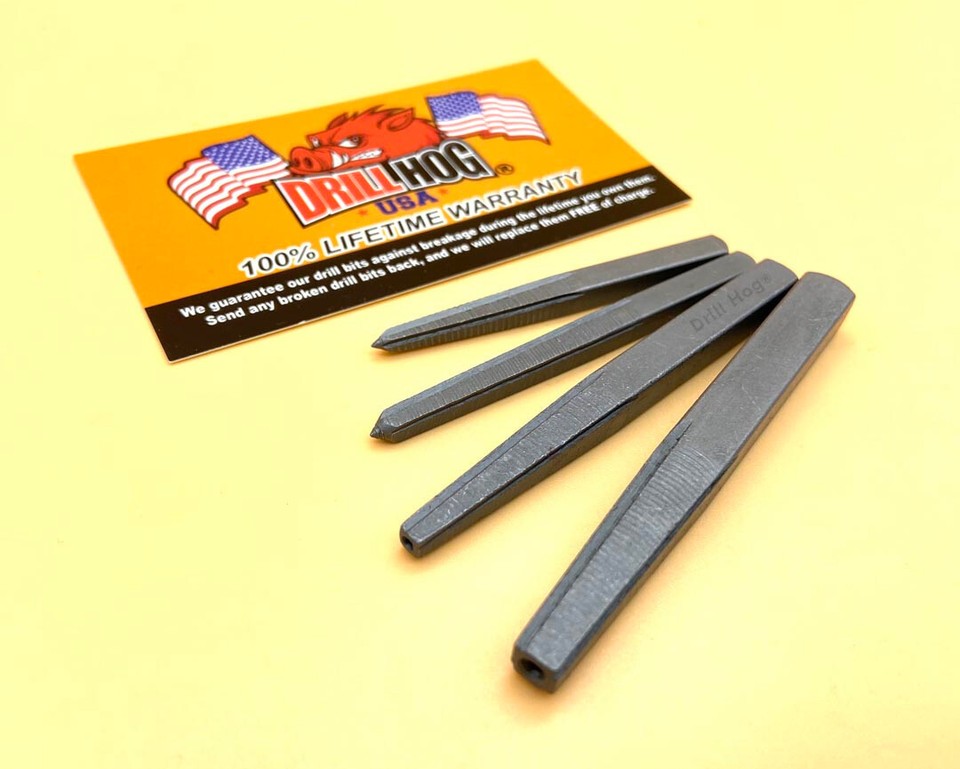 4Pc Square Easy Out Set EZOut Round Screw Extractors Straight Lifetime ...