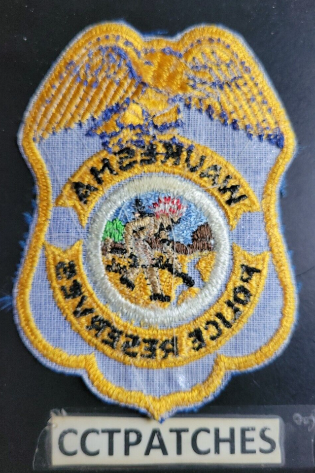 WAUKESHA, WISCONSIN POLICE RESERVES (BLUE) SHOULDER PATCH WI | eBay