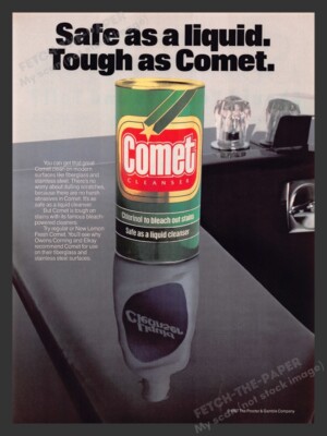 Comet Chlorinol Cleaner 1980s Print Advertisement Ad 1988 | eBay