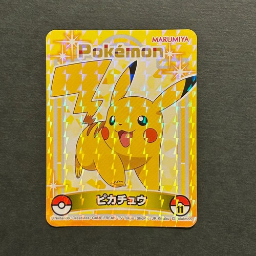 M497 Pikachu Holo Japanese Pokemon Marumiya Sticker No.11 | eBay