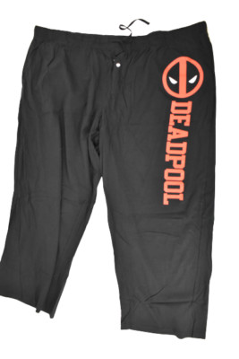 Marvel Mens Big & Tall Deadpool Lounge Pajama Pants New 3XB | eBay