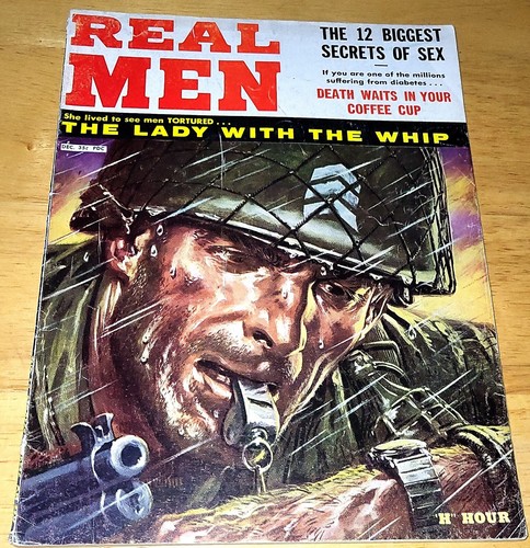 Real Men Magazine December 1960 Vintage Men's Action/Adventure Nazis ...
