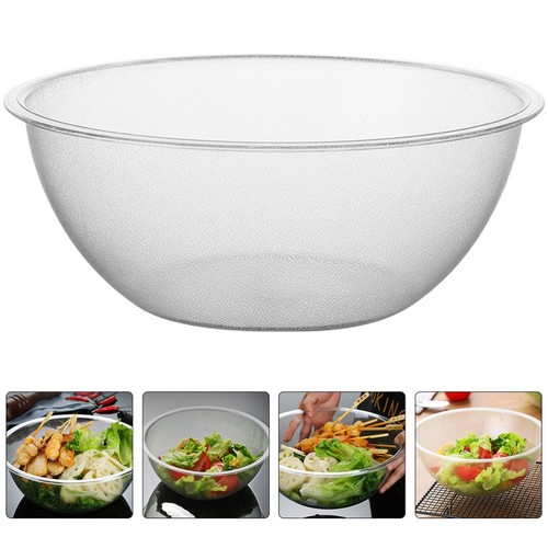 Crystal Vegetable Selection Bowl Basin Transparent Salad Buffet Dish | eBay