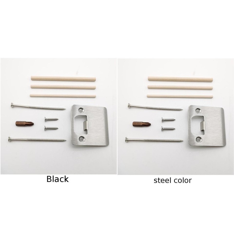 For Door Repair Door Strike Plate Extended Lip Passivated Edge Matte ...