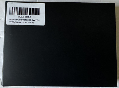 Drop Halo Clear Switches - 35 Pack - New, Sealed Box! | eBay