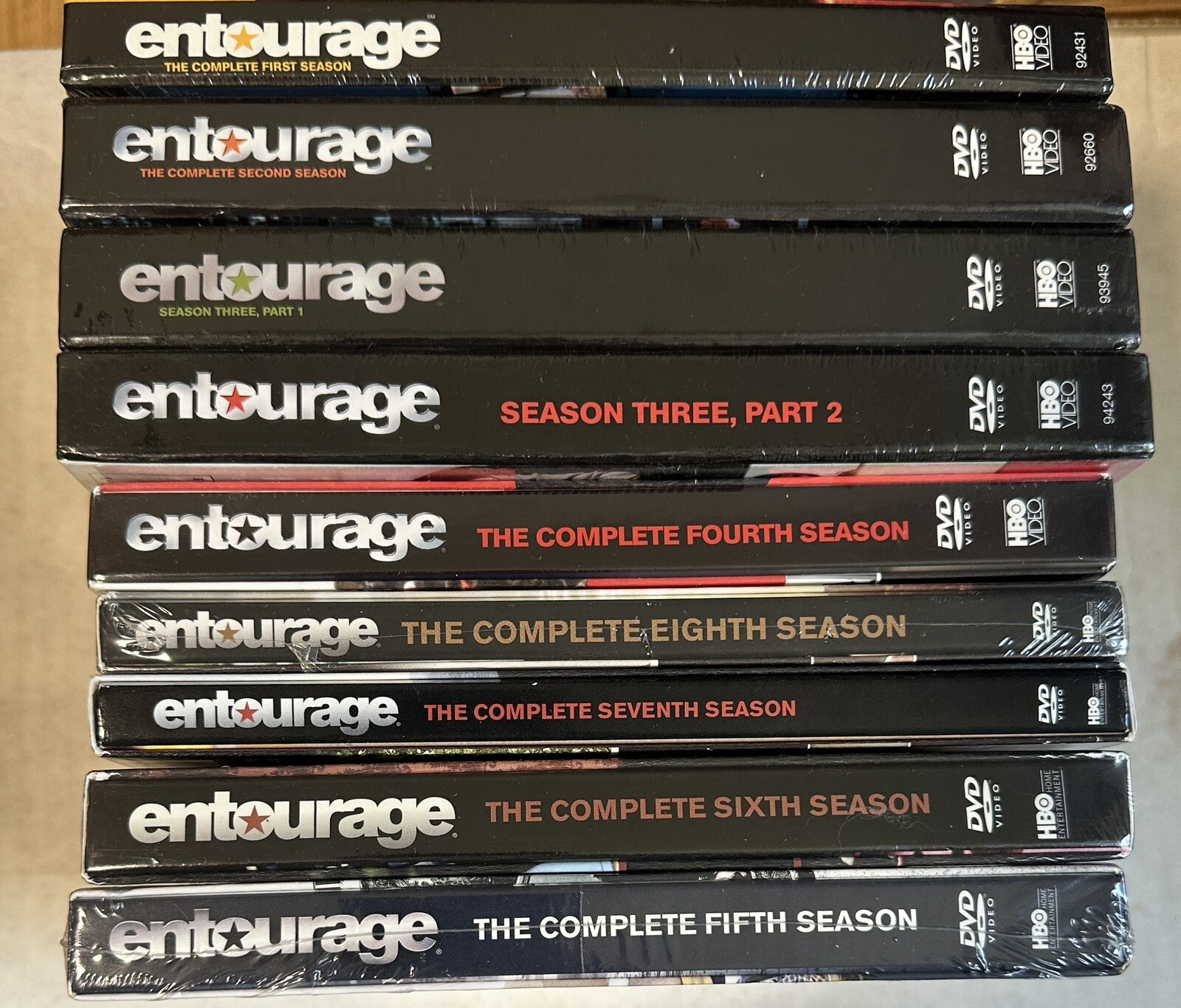 Entourage: The Complete Series (DVD, Seasons 1-8) HBO, 1 2 3 4 5 6 7 8 ...