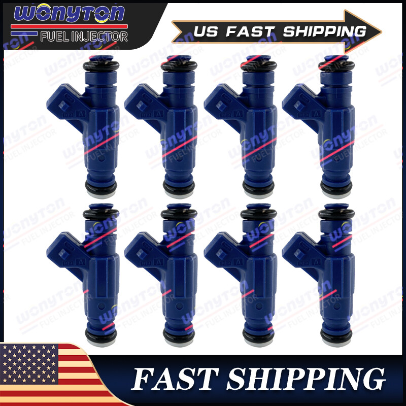 Set (8) 0280156016 Fuel injectors For Mercedes M113 E43 V8 4.3L ...