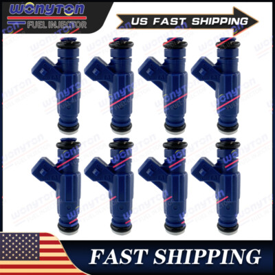 Set (8) 0280156016 Fuel injectors For Mercedes M113 E43 V8 4.3L ...