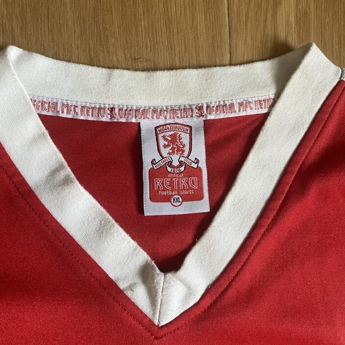 Middlesbrough Retro Replicas Football Shirt 1960 Sze XXL | eBay