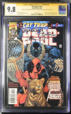 * DEADPOOL #44 (2000) CGC 9.8 Signed x3 Nicieza Priest Calafiore ...