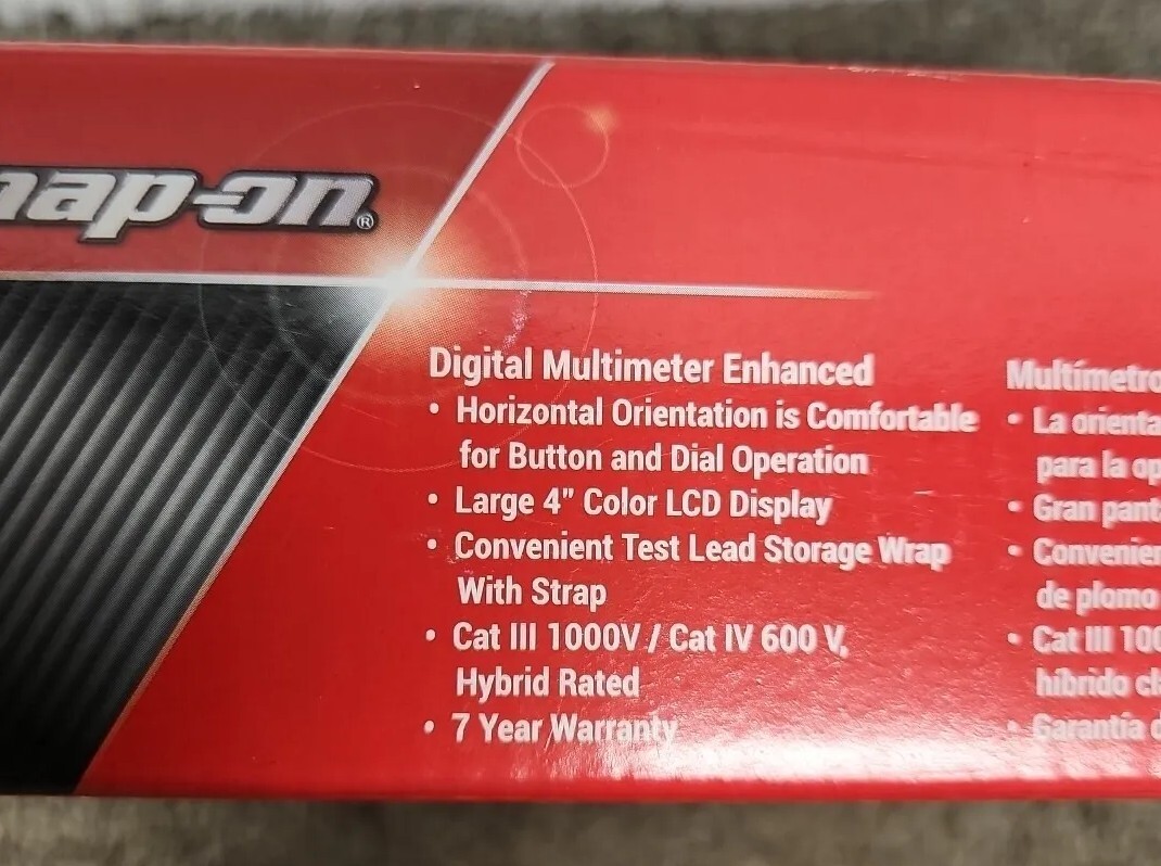 Snap-on Handheld Digital Multimeter - EEDM525F for sale online | eBay