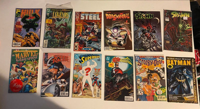 Comic book lot of 39 comic books ( dragonball, spawn, simpsons, spider ...