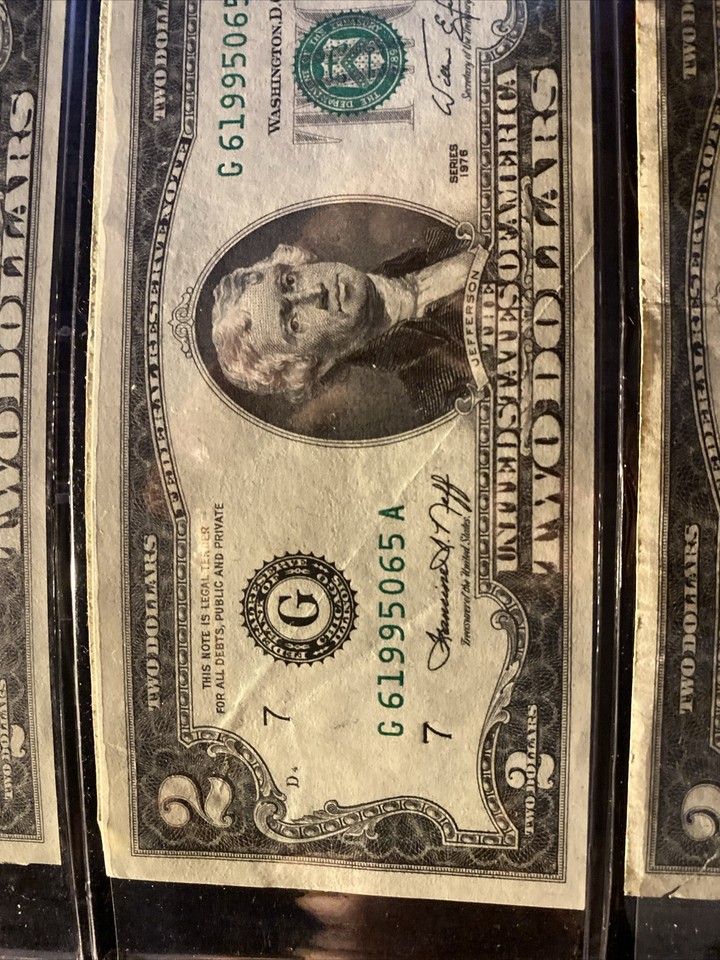 One 1976 $2 Two Dollar Bill Circulated Condition | eBay