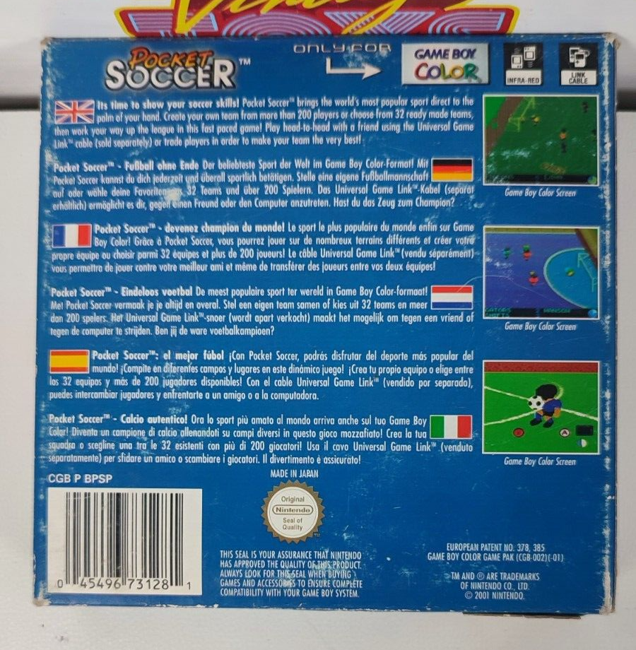 Pocket Soccer Gameboy Nintendo Game Boy Color GBC PAL | eBay